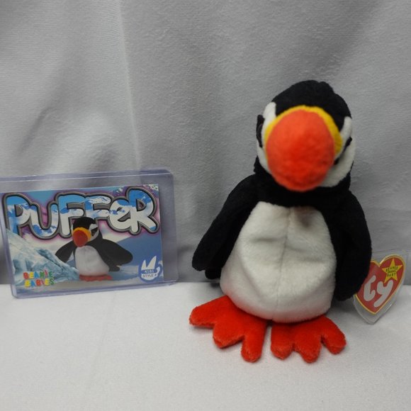 Ty | Toys | Vintage Ty Beanie Babies Puffer Puffin Style 481 | Poshmark